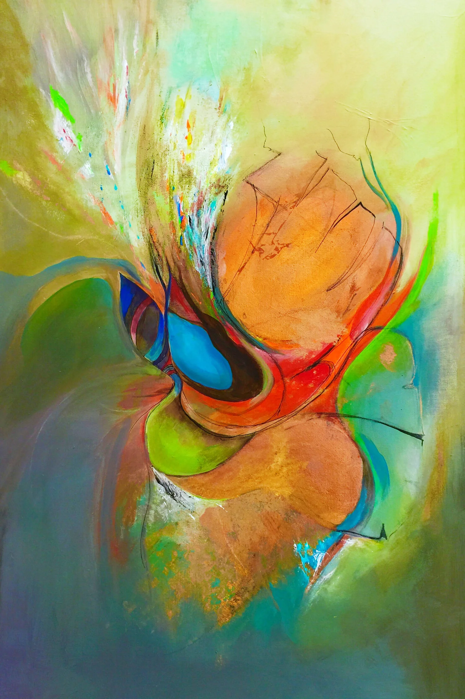 GALLERY OF LARGE PAINTINGS — MALAK MORGAN