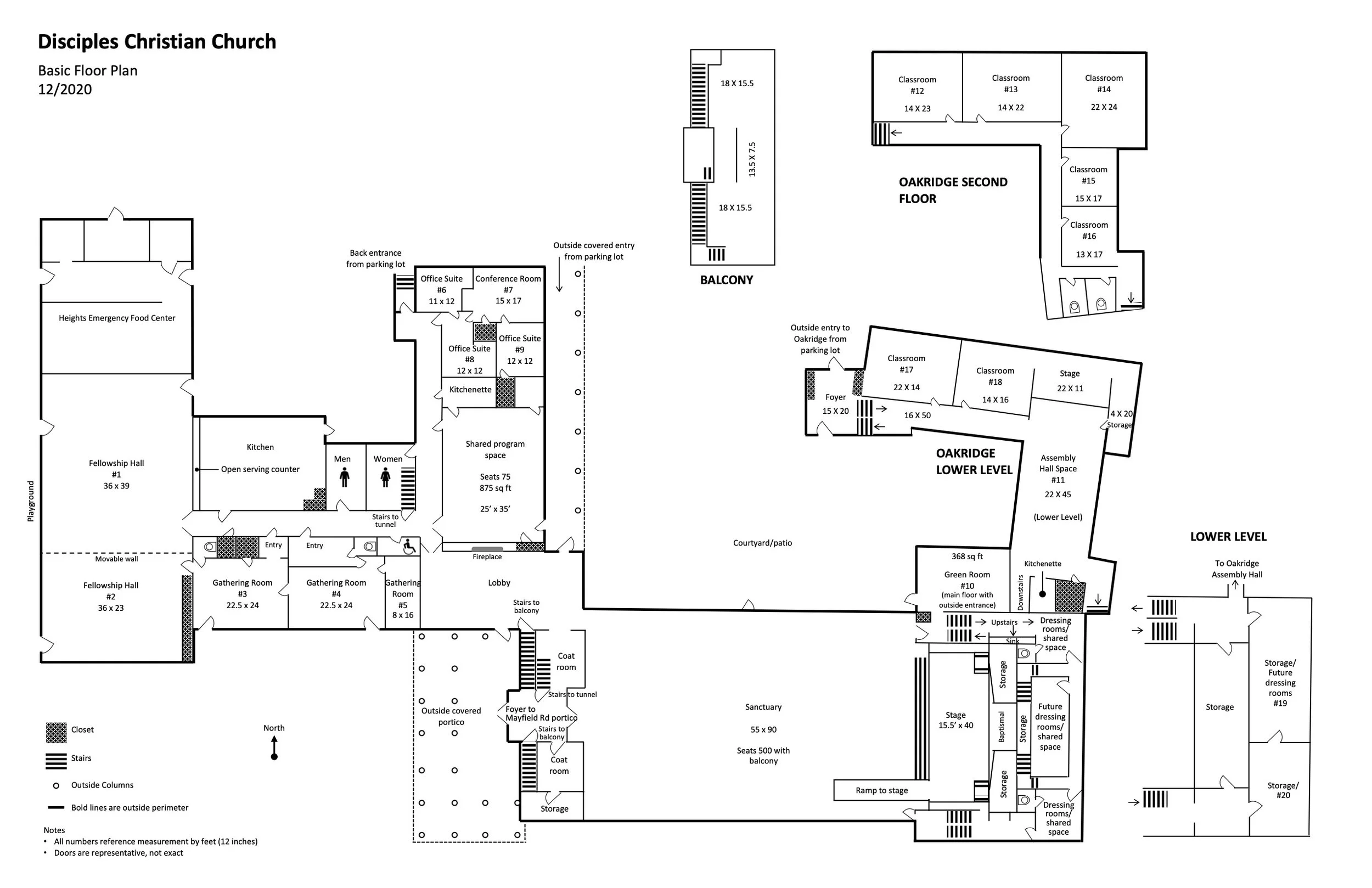 Spaces & Fees — Disciples Christian Church