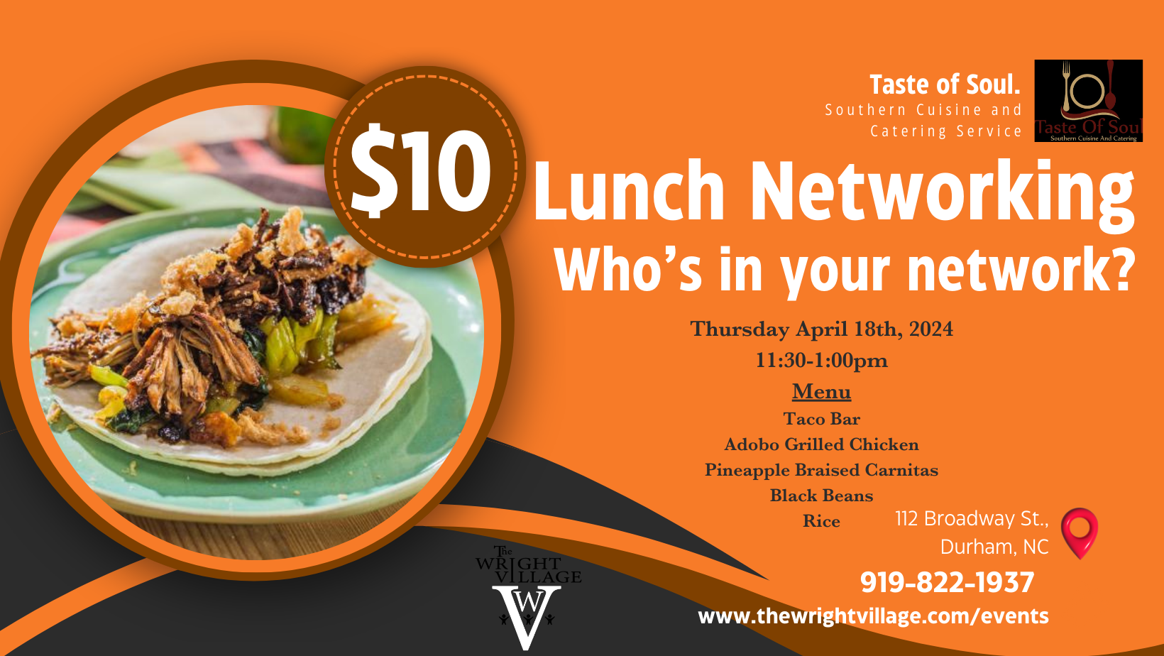 Lunch Networking — The Wright Village