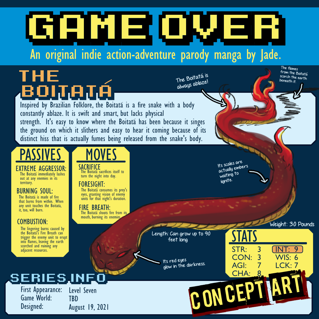 Game Over (Original Isekai Manga by Jade) — Otter Mage Designs