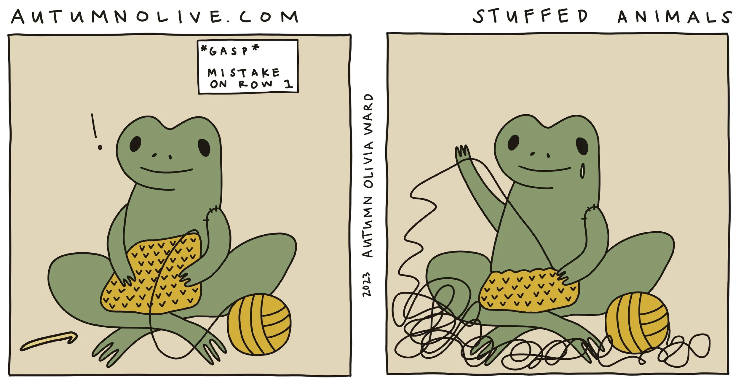stuffed animals comic ♡ — autumn olive crochet