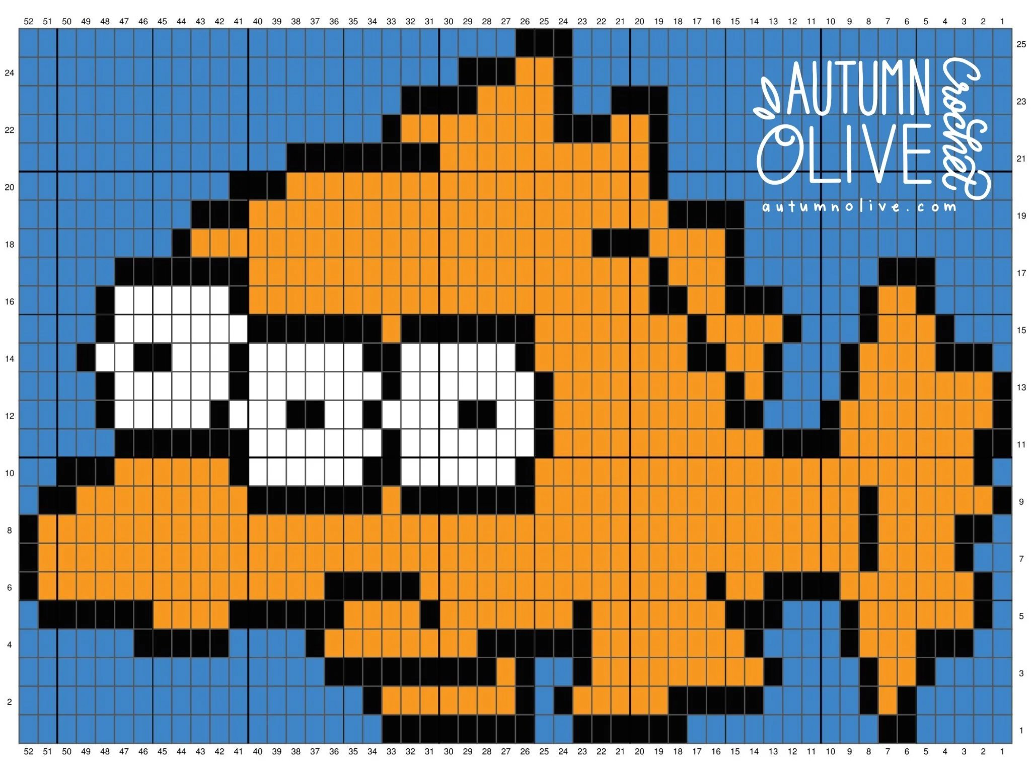 blinky the fish graphic ♡ — autumn olive crochet