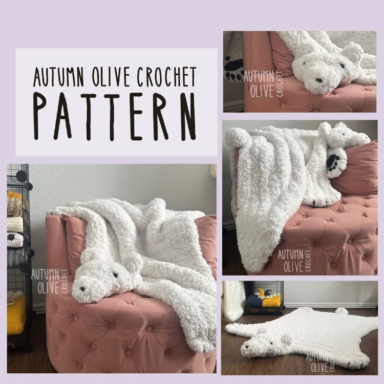 faux fox fur crochet pattern — autumn olive crochet