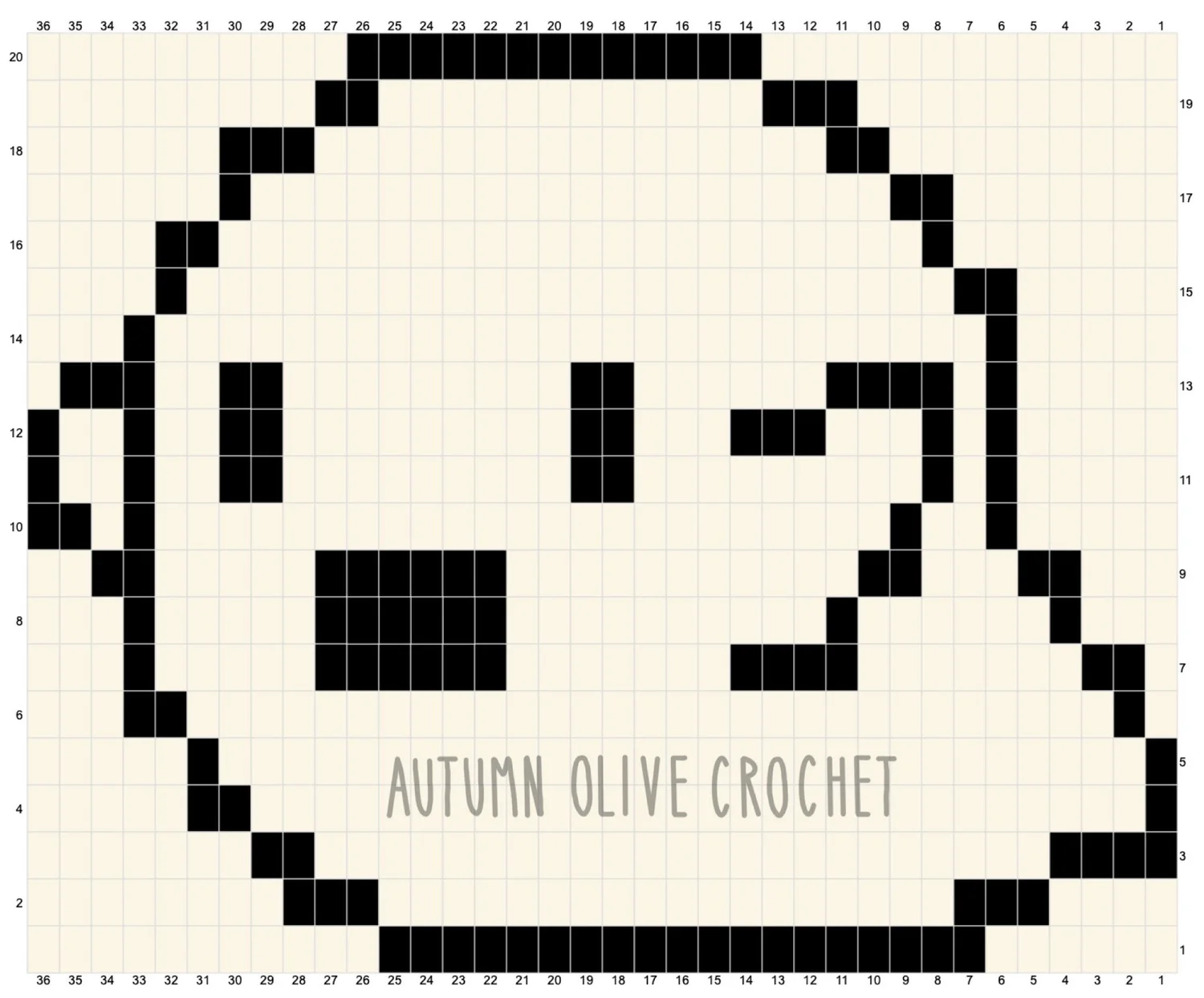shy ghost graphics ♡ — autumn olive crochet