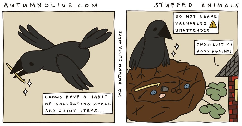 stuffed animals comic ♡ — autumn olive crochet