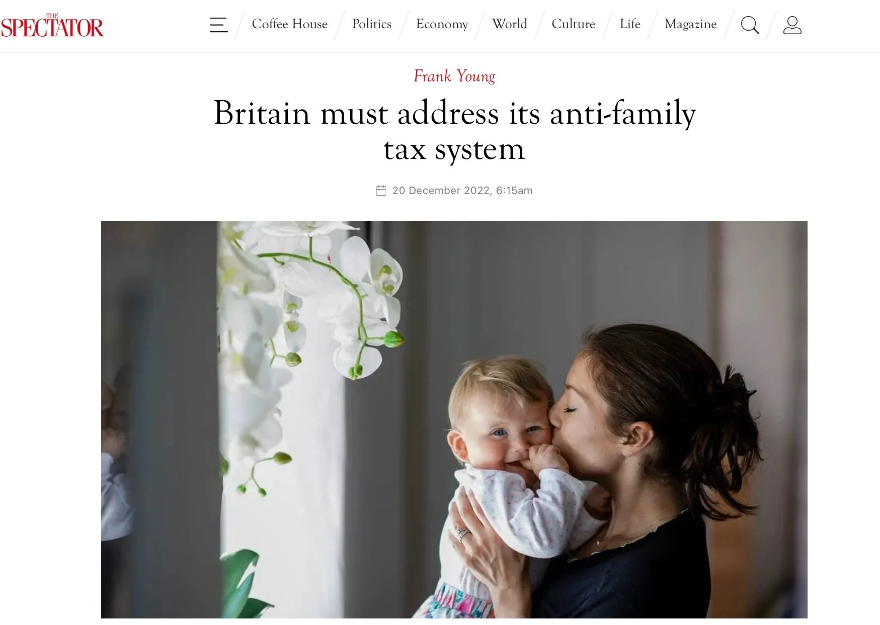 Britain’s Anti-Family Tax System — Mothers At Home Matter