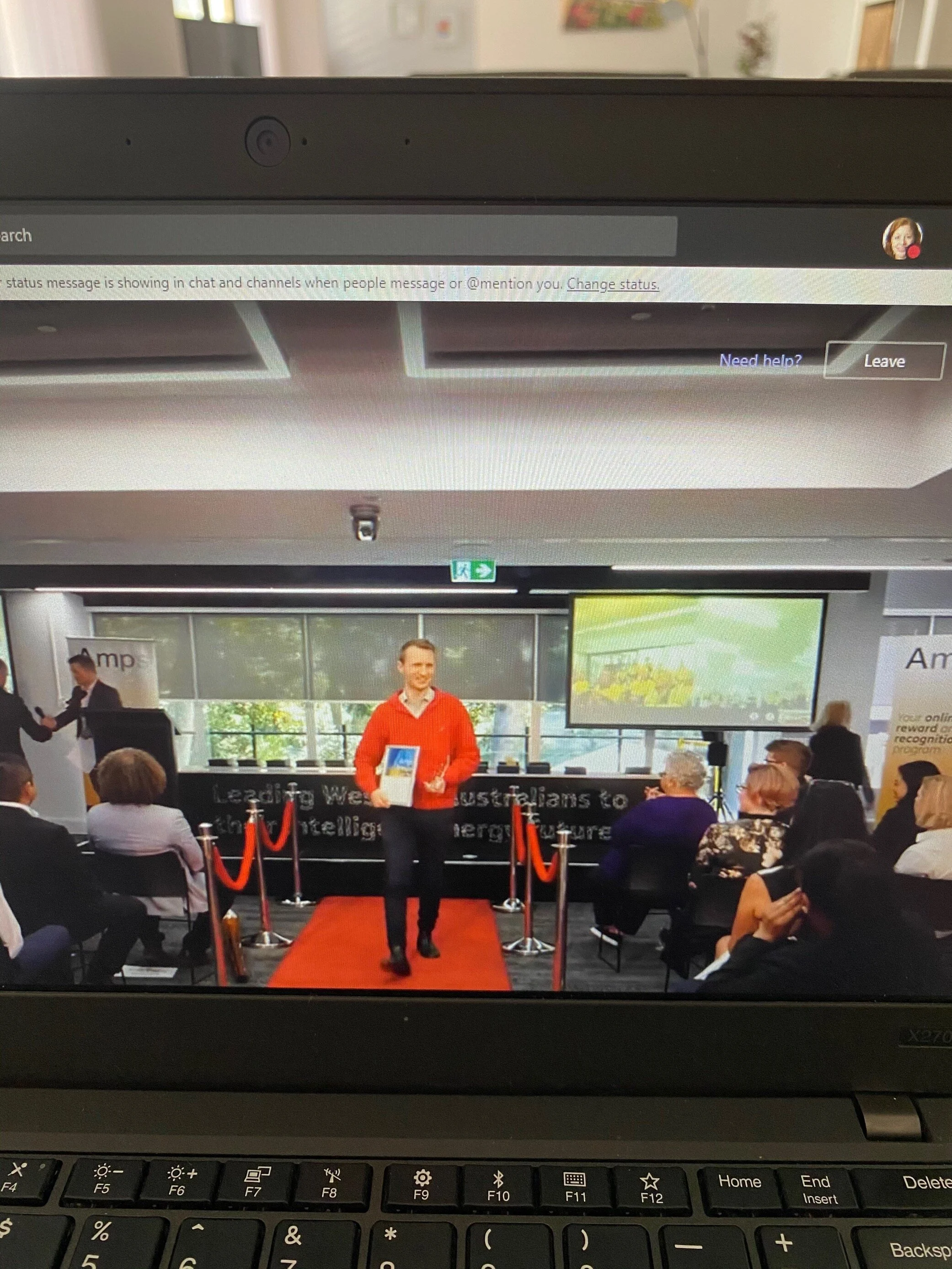 Surprise at the AMPs Awards — Thomas Friberg