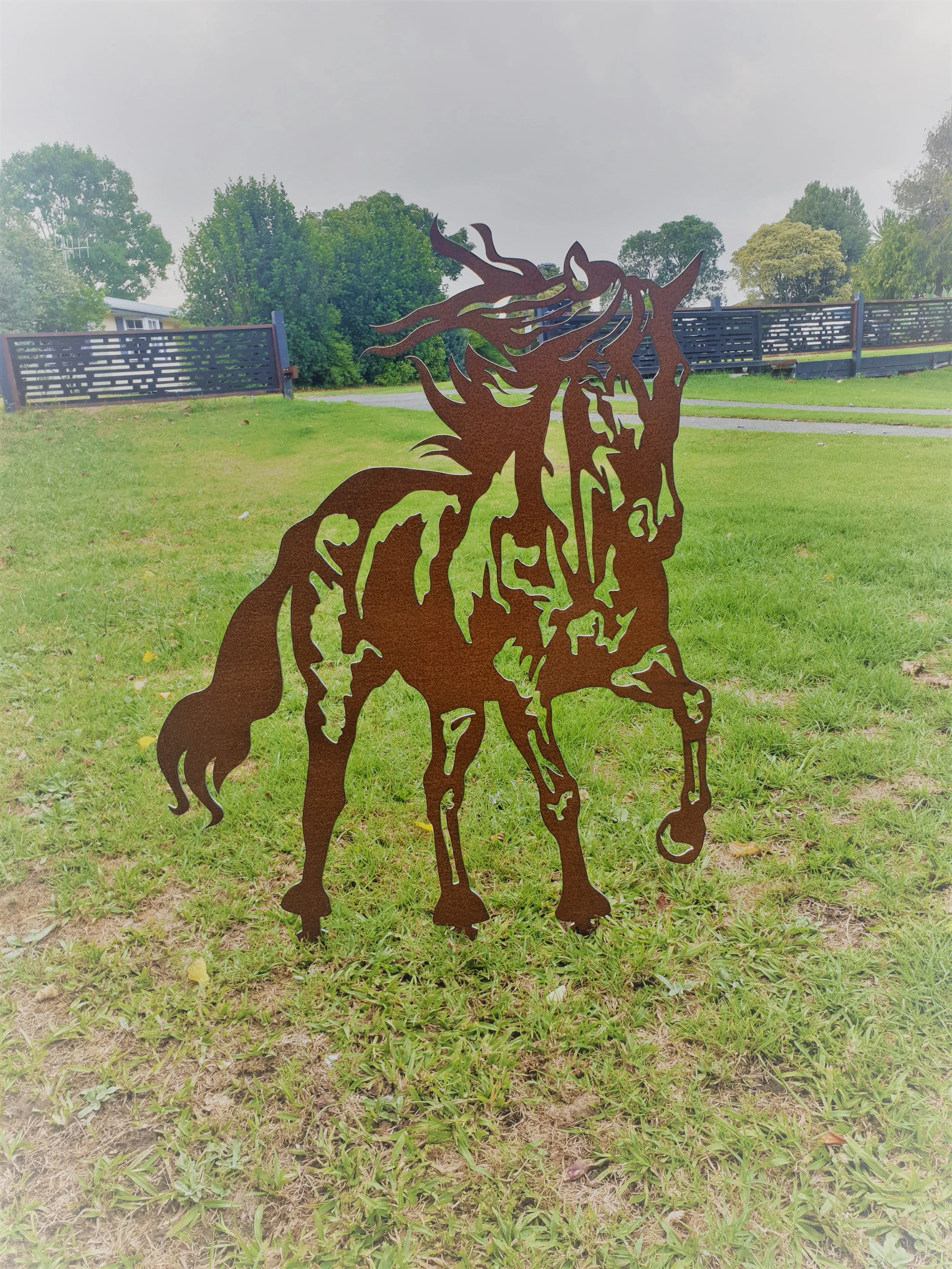 Anzac Half Fern — Steel Art NZ