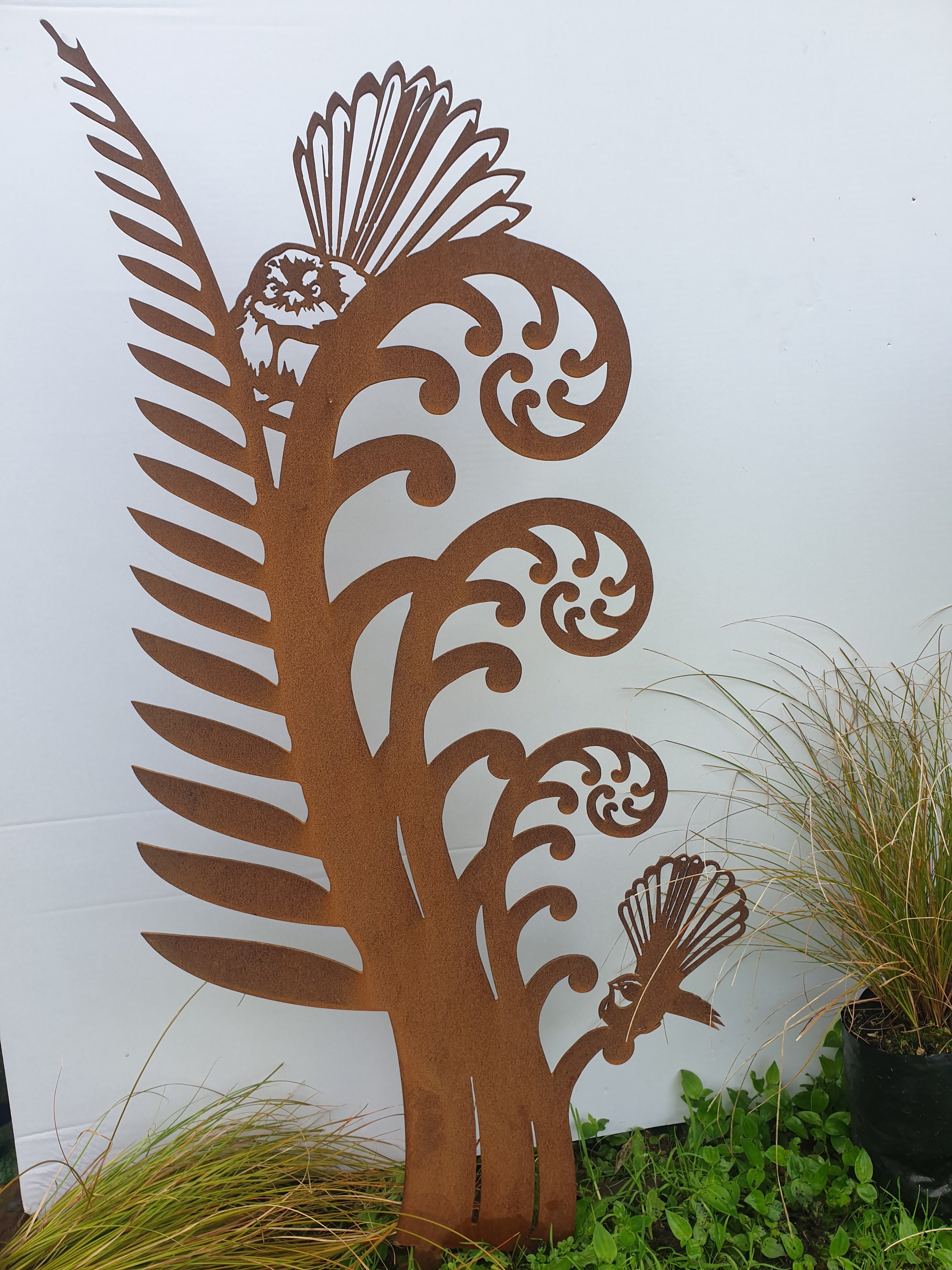 Fern/Koru's & Fantails — Steel Art NZ