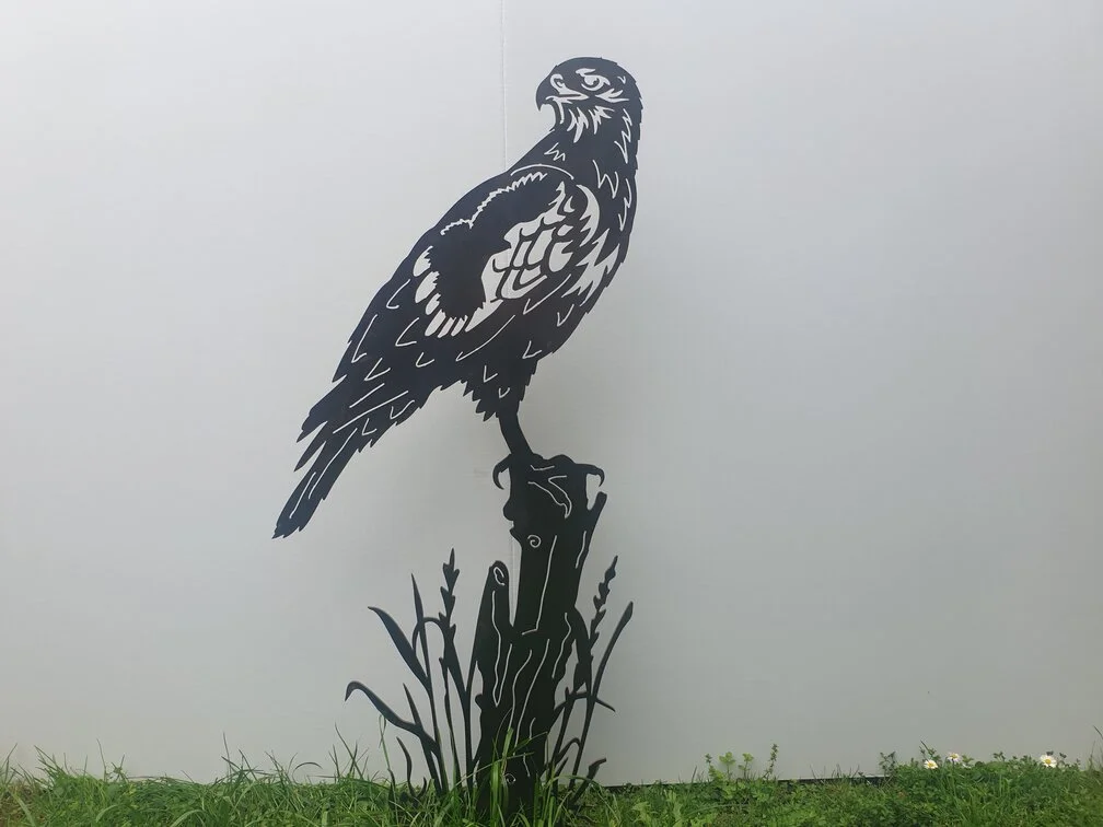 Fantail on Pitchfork 1 — Steel Art NZ