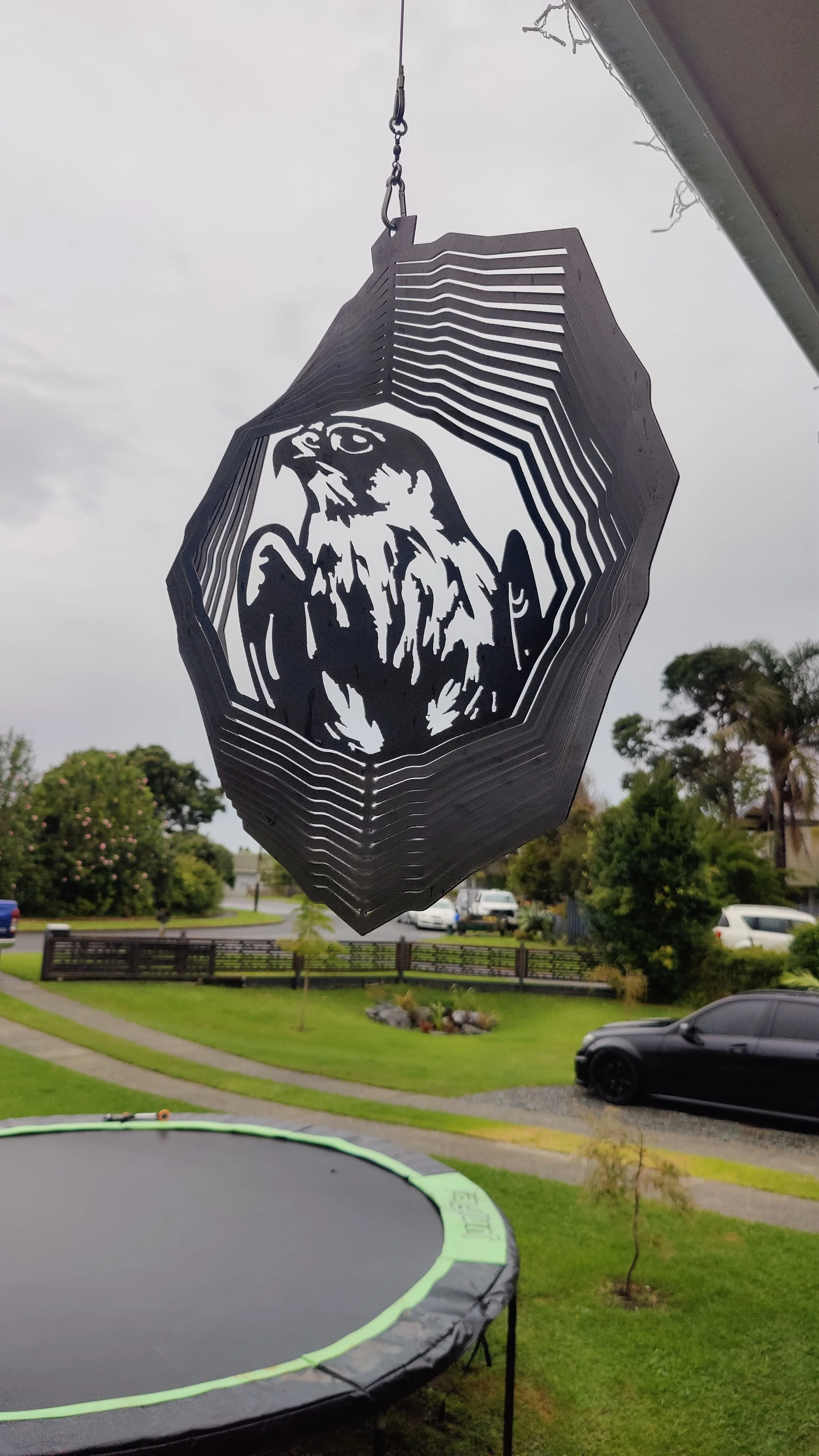 Fantail Wind Spinner — Steel Art NZ