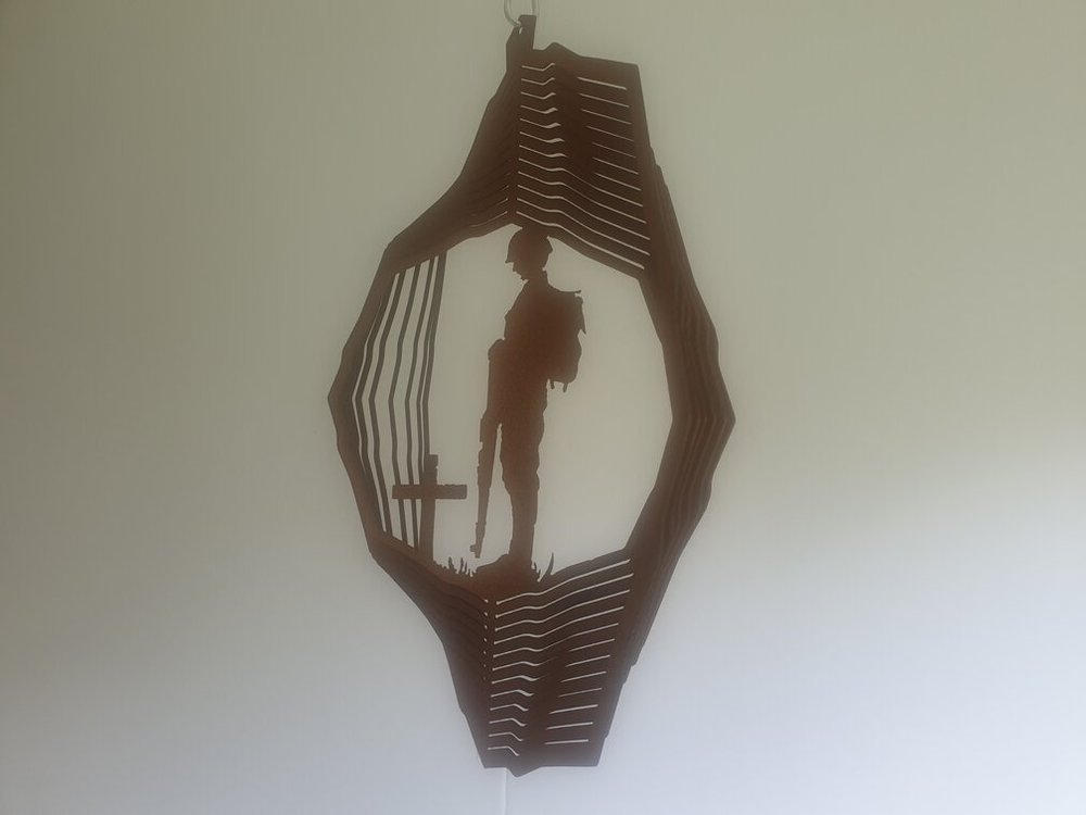 Falcon Wind Spinner — Steel Art NZ
