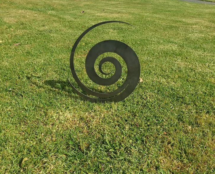 Koru Spiral — Steel Art NZ