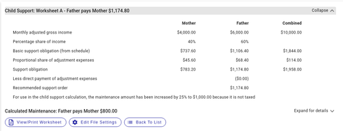 Calculate Child Support and Maintenance in Colorado — Math4Law
