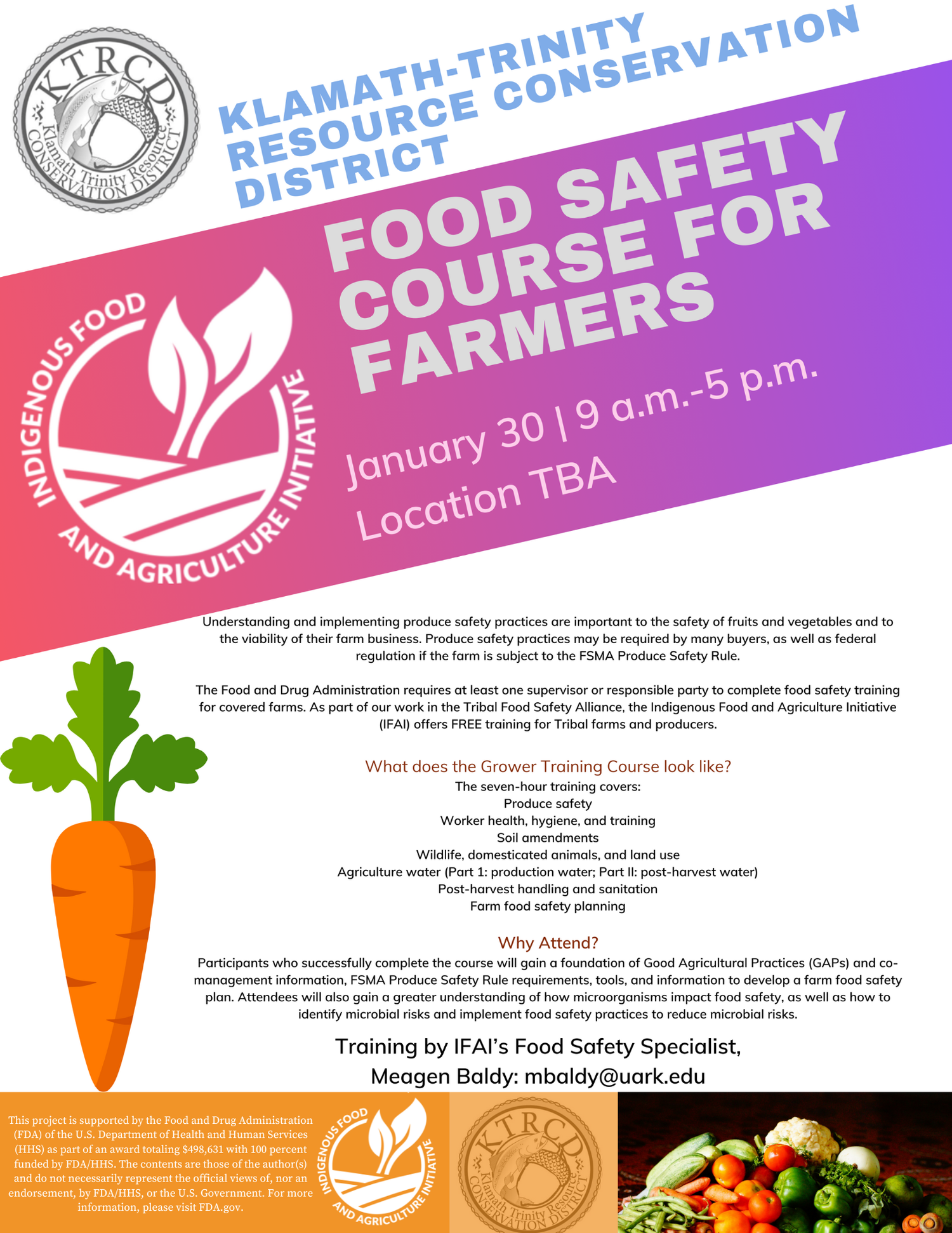 Farmers, Ready to learn more about food safety? — Local First Arizona