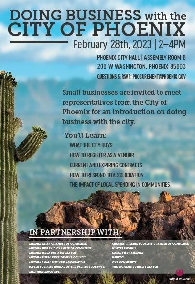 Doing Business with the City Of Phoenix — Local First Arizona