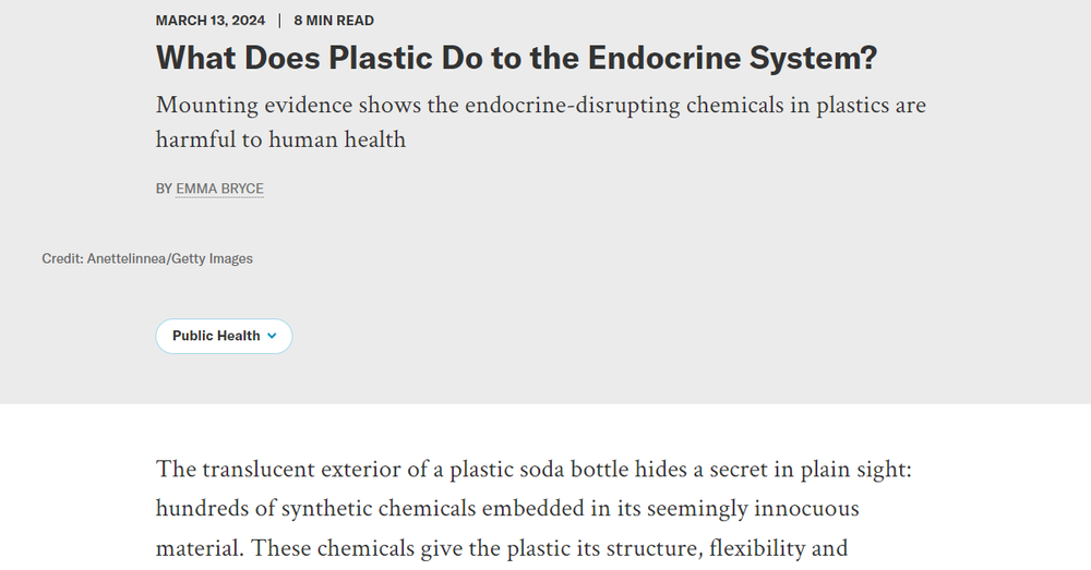 What Does Plastic Do to the Endocrine System? — Beyond Plastics ...