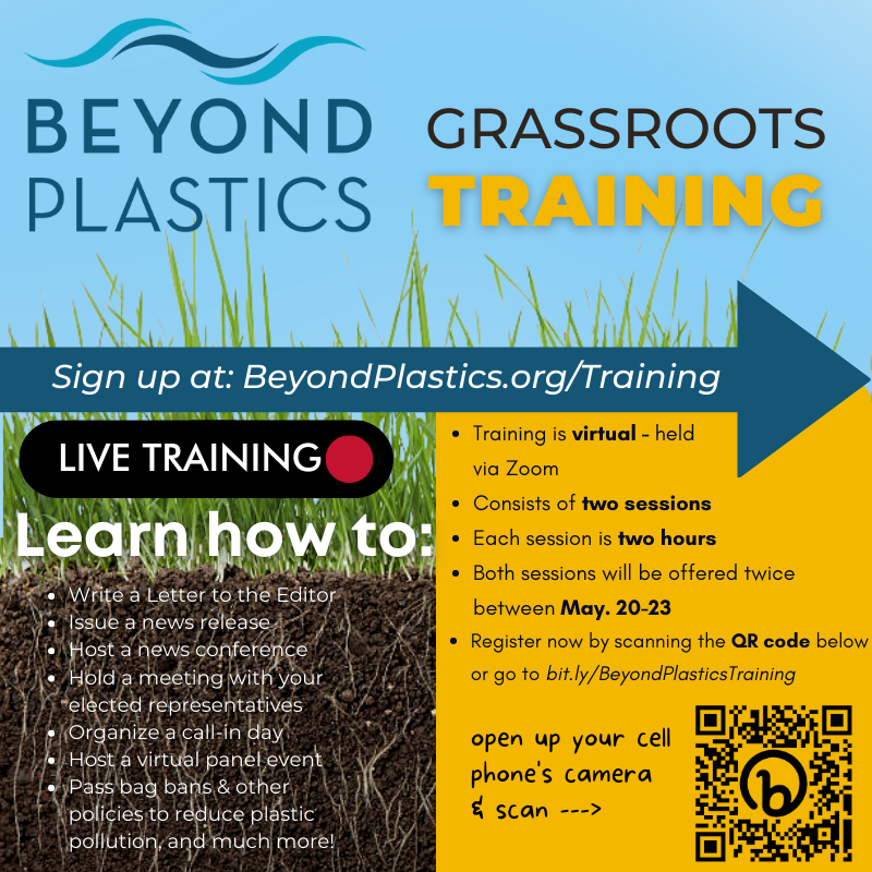 Beyond Plastics - Working To End Single-Use Plastic Pollution