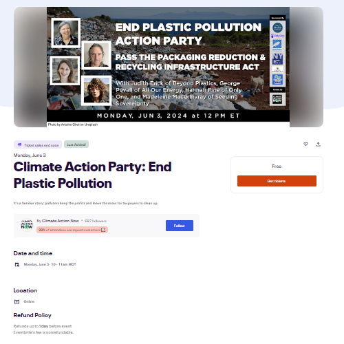 Join Beyond Plastics At These Events — Beyond Plastics - Working To End ...