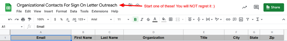 How To Create A Strong Organizational Sign On Letter — Beyond Plastics ...