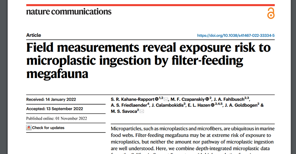 Field Measurements Reveal Exposure Risk to Microplastic Ingestion by ...