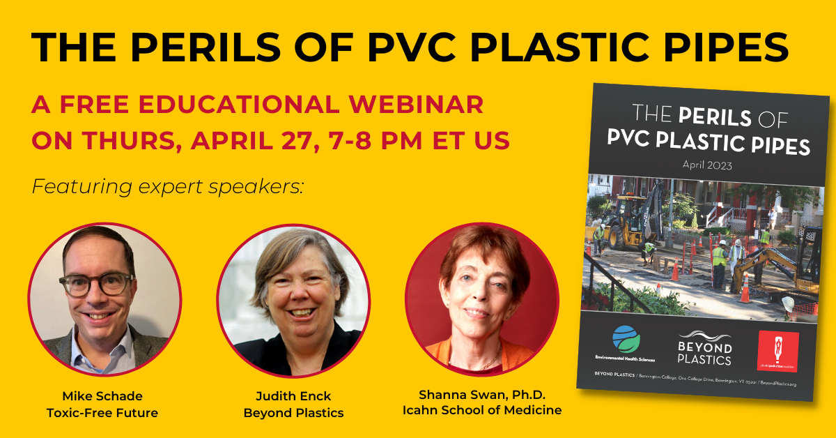 REPORT: The Perils of PVC Plastic Pipes — Beyond Plastics - Working To ...