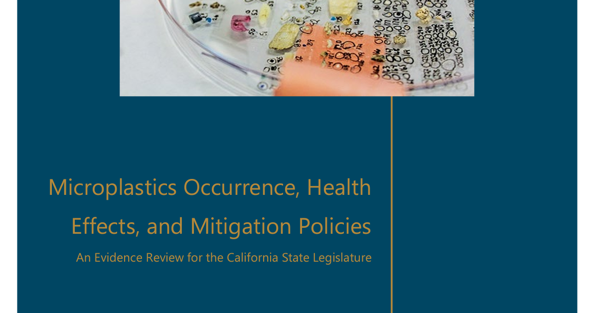 Microplastics Occurrence, Health Effects, and Mitigation Policies: An Evidence Review for the ...