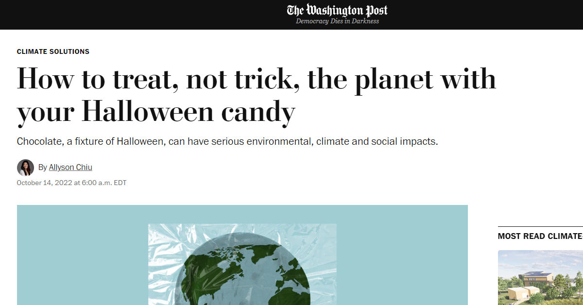 How to Treat, Not Trick, the Planet With Your Halloween Candy — Beyond ...