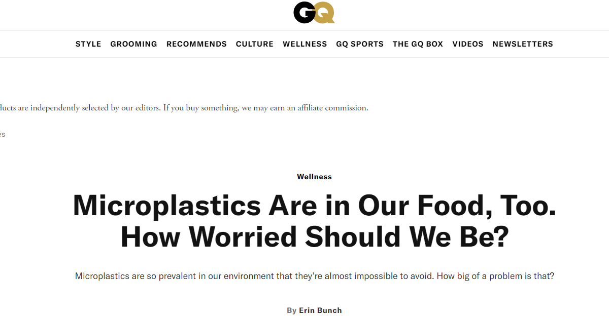 Microplastics Are in Our Food, Too. How Worried Should We Be? — Beyond ...