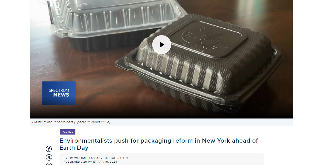 Environmentalists Push for Packaging Reform in New York Ahead of Earth ...