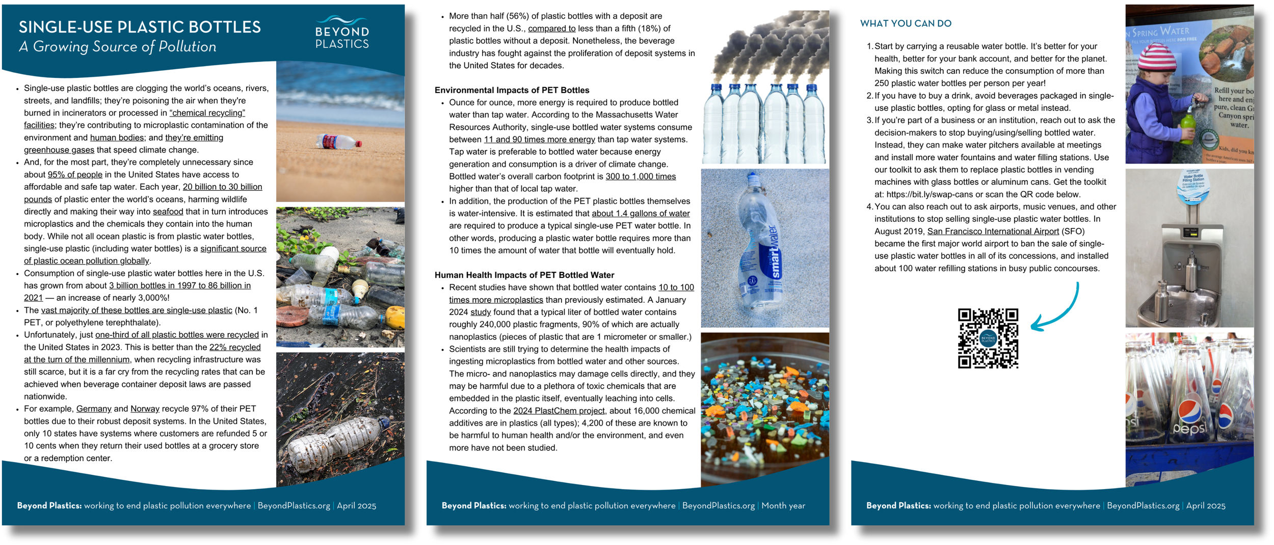 Single-Use Plastic Water Bottles - a Bad Choice By Every Measure ...