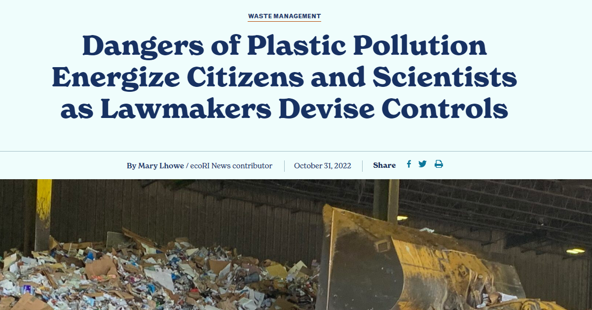 Dangers of Plastic Pollution Energize Citizens and Scientists as ...