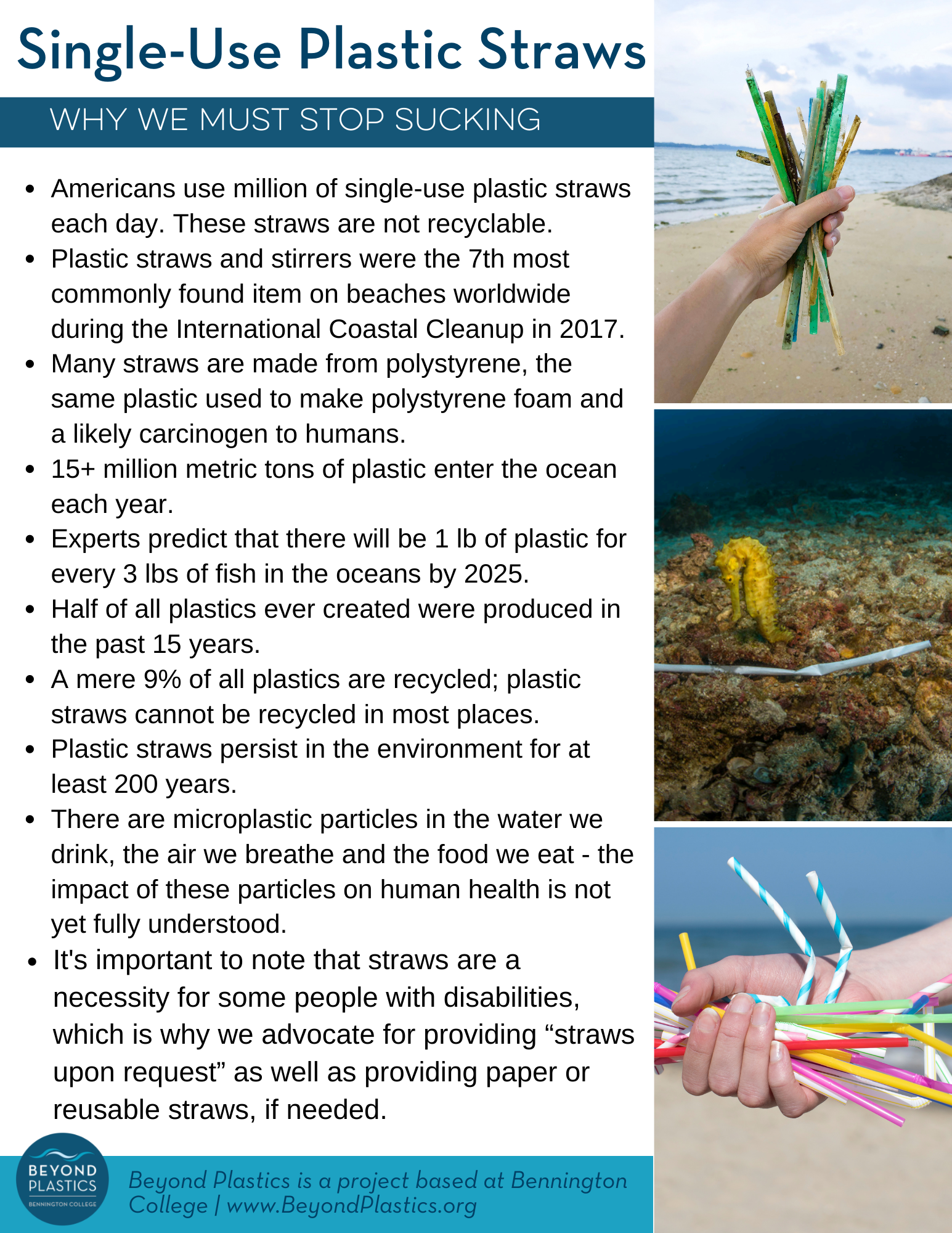 Plastic Straws - Why They Suck & What YOU Can Do — Beyond Plastics ...