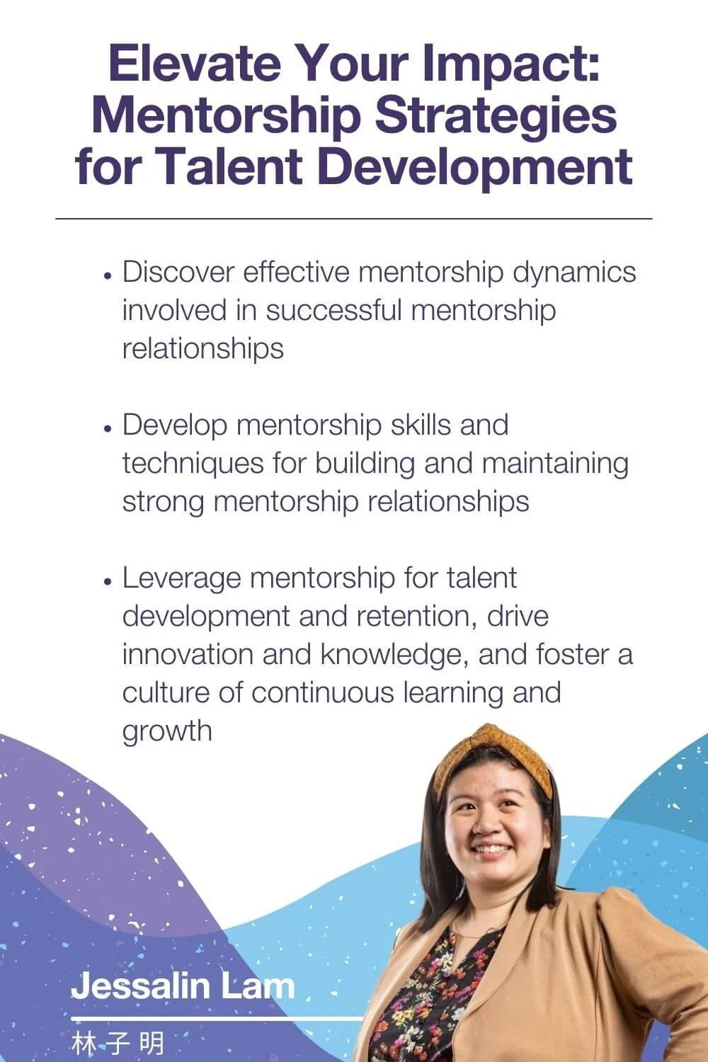 Jessalin Lam, Learning & Development Speaker