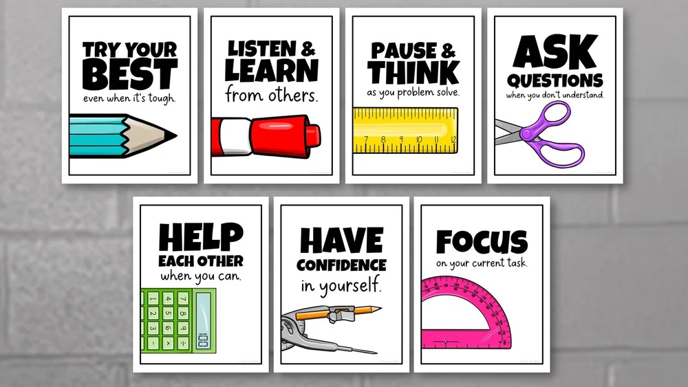 Colorful Math Classroom Design and Decor Ideas — Rise over Run