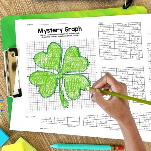 Spring Math Activities for Middle & High School — Rise over Run