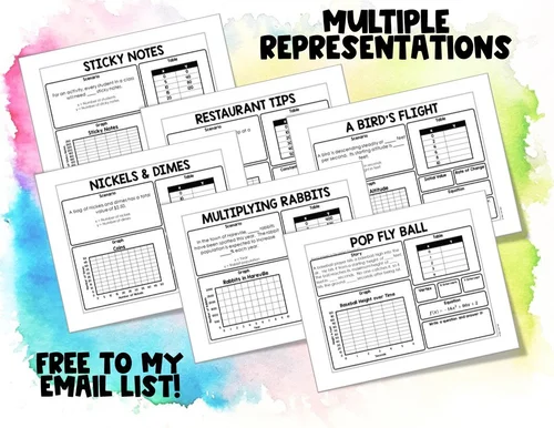 Free Multiple Representation Tasks — Rise over Run
