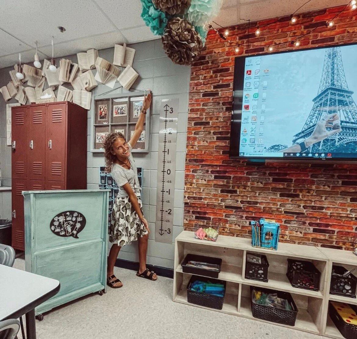 Math Classroom Decoration and Bulletin Board Inspiration — Rise over Run