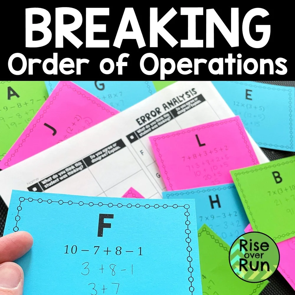 Can we break the order of operations? — Rise over Run