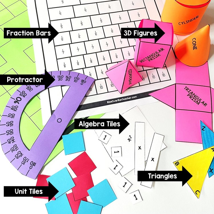 Math Manipulatives for Elementary, Middle, and High School Students ...