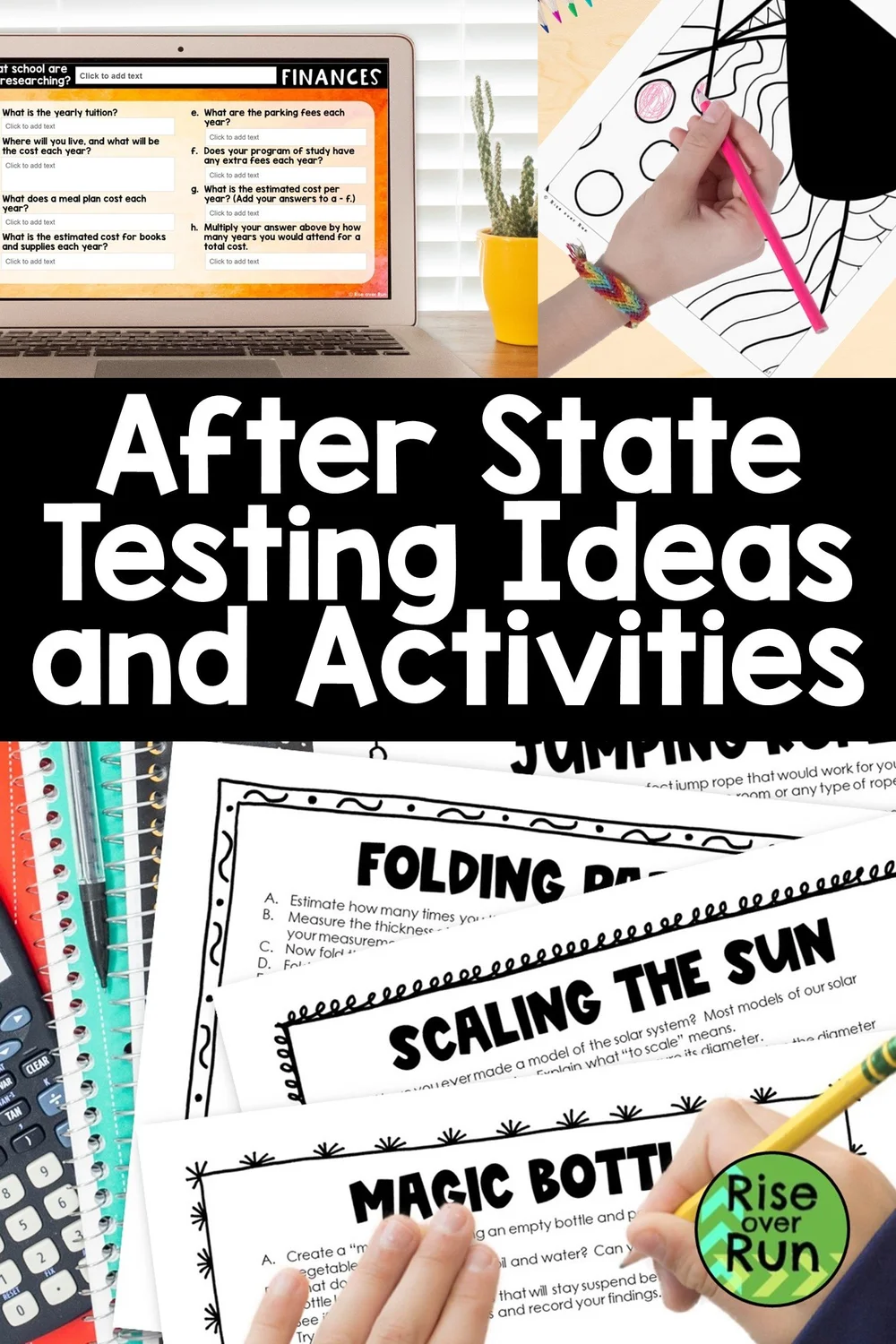End of Year Activities and After State Testing Ideas — Rise over Run
