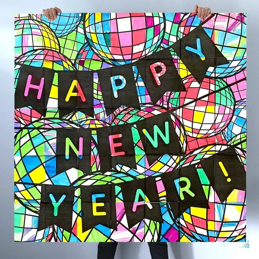 New Year Bulletin Board Ideas — Rise over Run