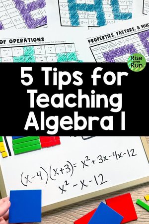 Tips for Teaching Algebra 1 — Rise over Run