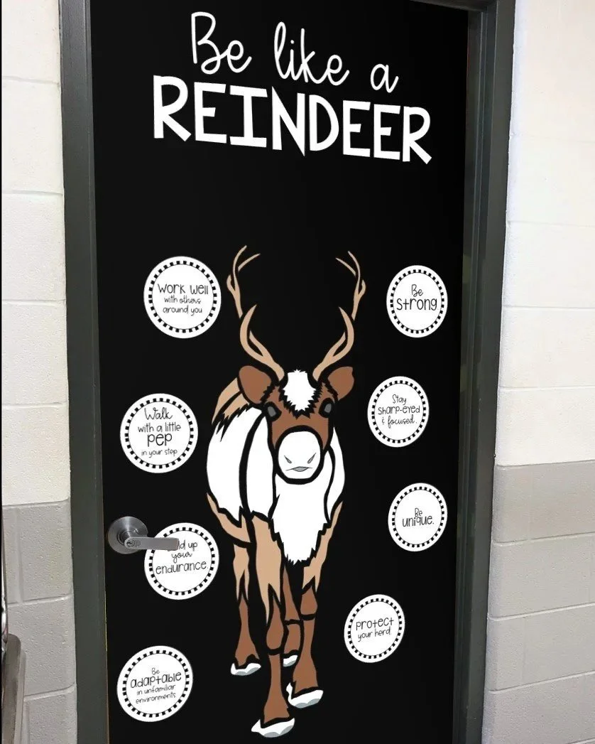 Winter Bulletin Boards and Classroom Door Decorations — Rise over Run