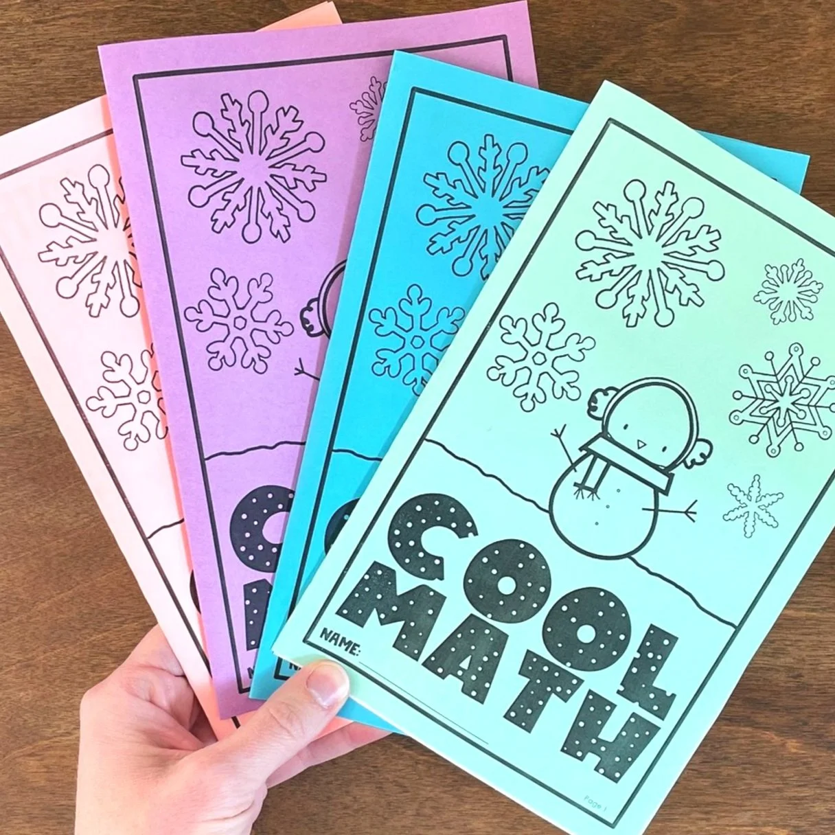 Winter Math Activities for Middle & High School — Rise over Run