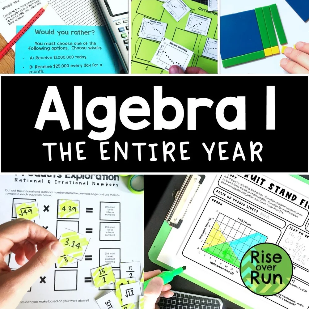 Tips for Teaching Algebra 1 — Rise over Run