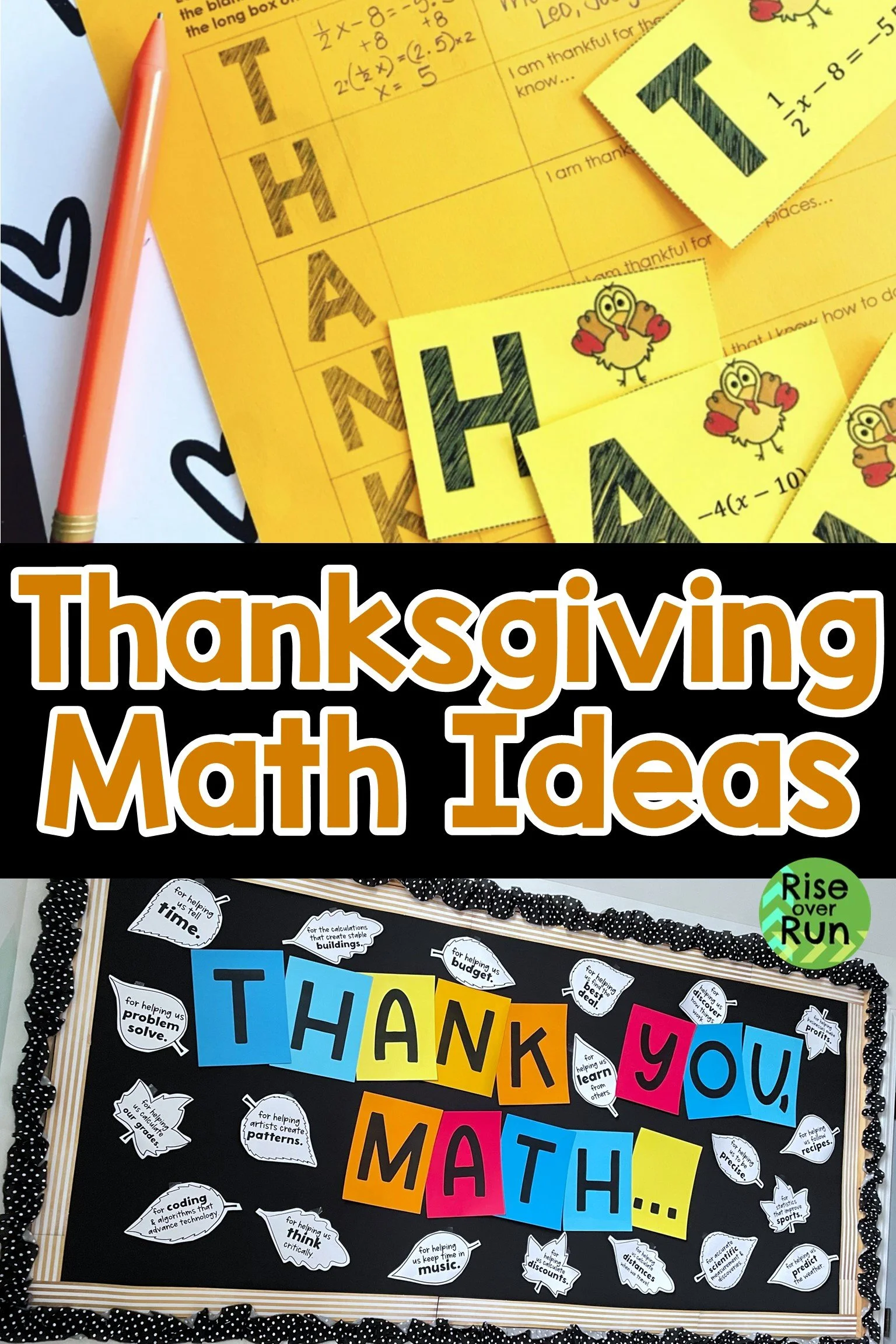 Math Activities for Thanksgiving — Rise over Run