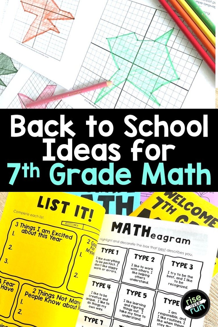 7th Grade Math Classroom Decorations and Back to School Ideas — Rise ...