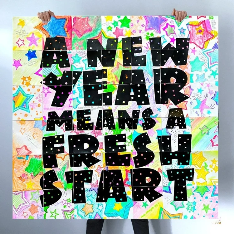 New Year Bulletin Board Ideas — Rise over Run