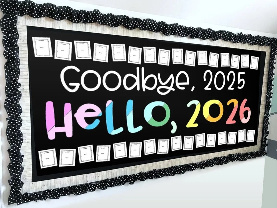 New Year Bulletin Board Ideas — Rise over Run